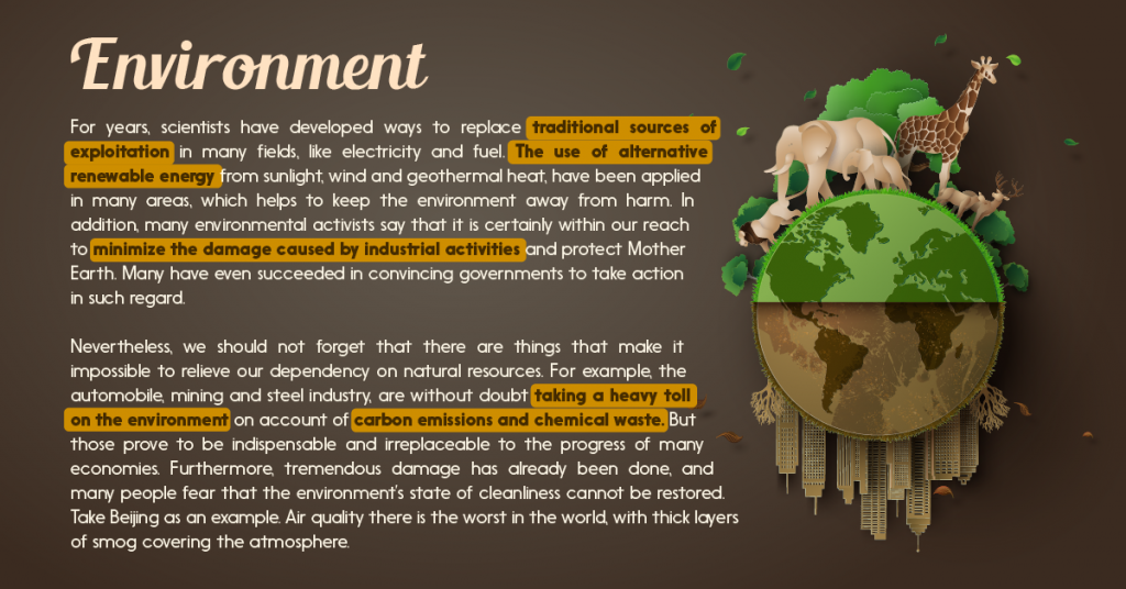 Idea for IELTS Writing Task 2 Topic Environment: Phân tích ý tưởng và ...