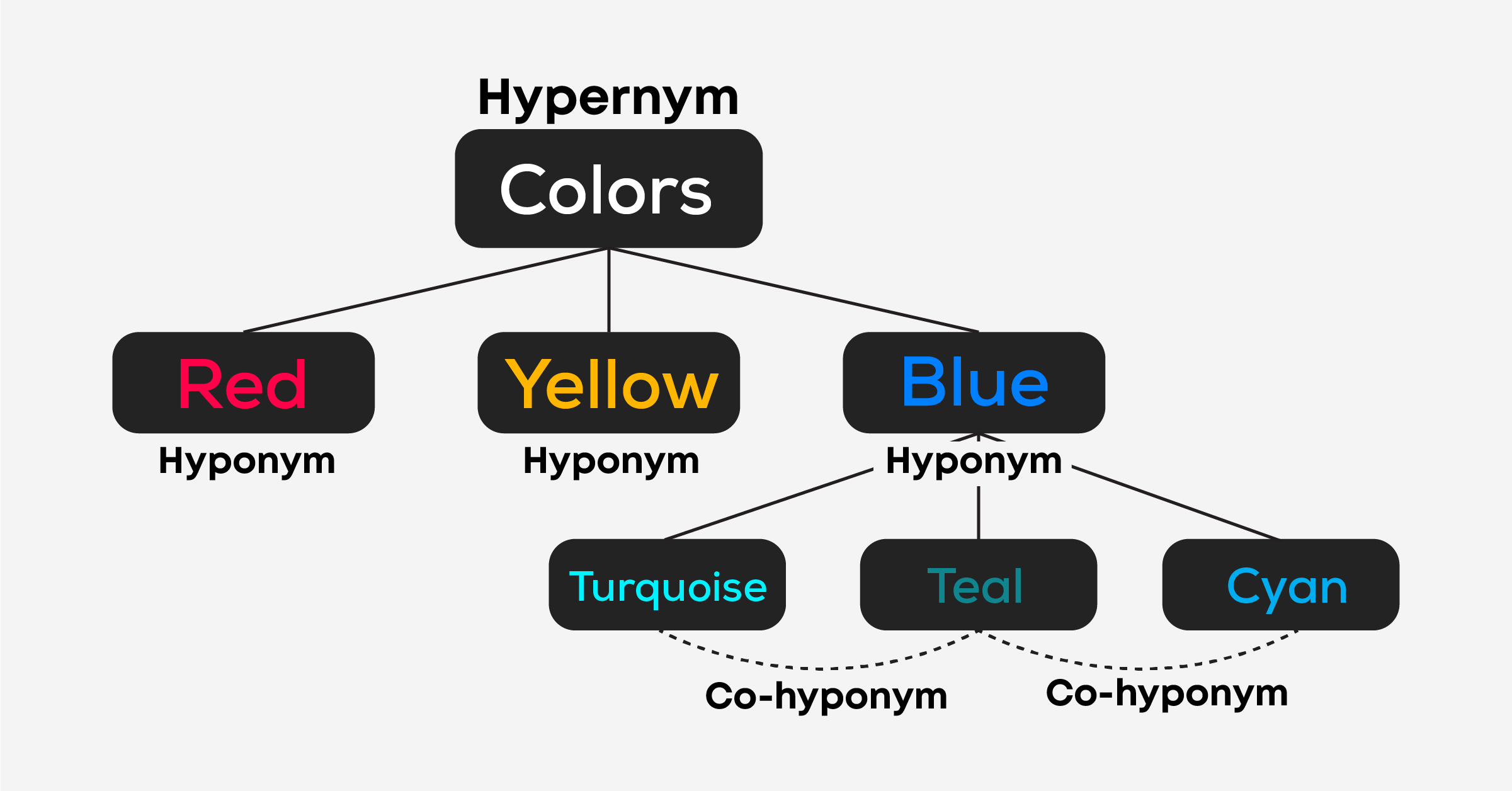 Hyponym là gì và ứng dụng trong việc học từ vựng