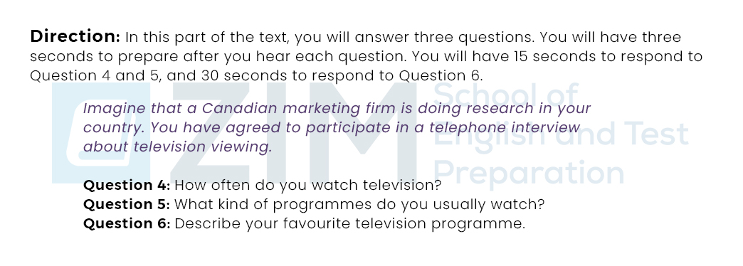 Các dạng bài trong TOEIC Speaking: Dạng bài Respond to questions