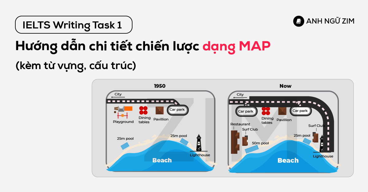 IELTS Writing Task 1 Maps - Các bước làm bài chi tiết