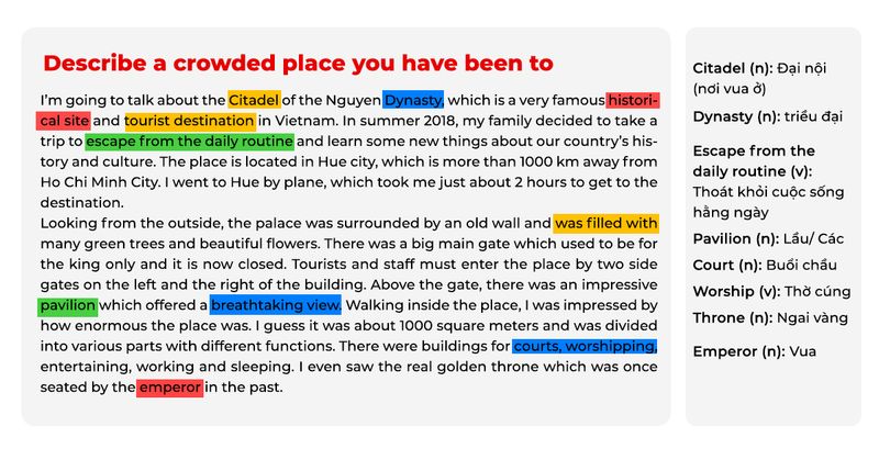 Cải thiện tiêu chí Fluency and Coherence trong IELTS Speaking Band 4,5,6