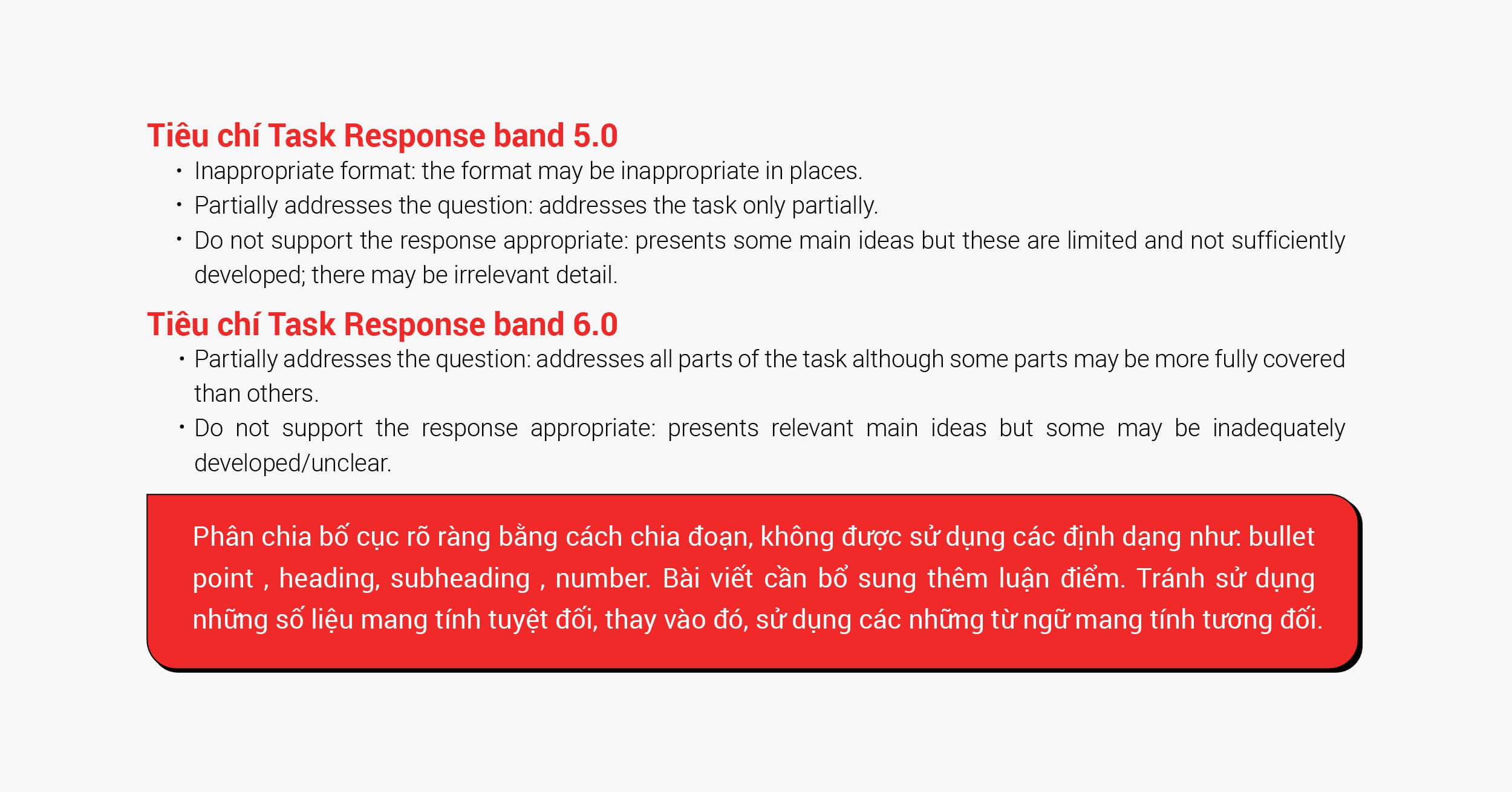 Cách cải thiện tiêu chí Task Response dạng bài Two-part question trong ...
