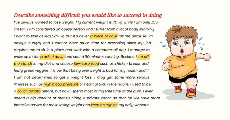 Describe a difficult task that you completed at work/study that you ...