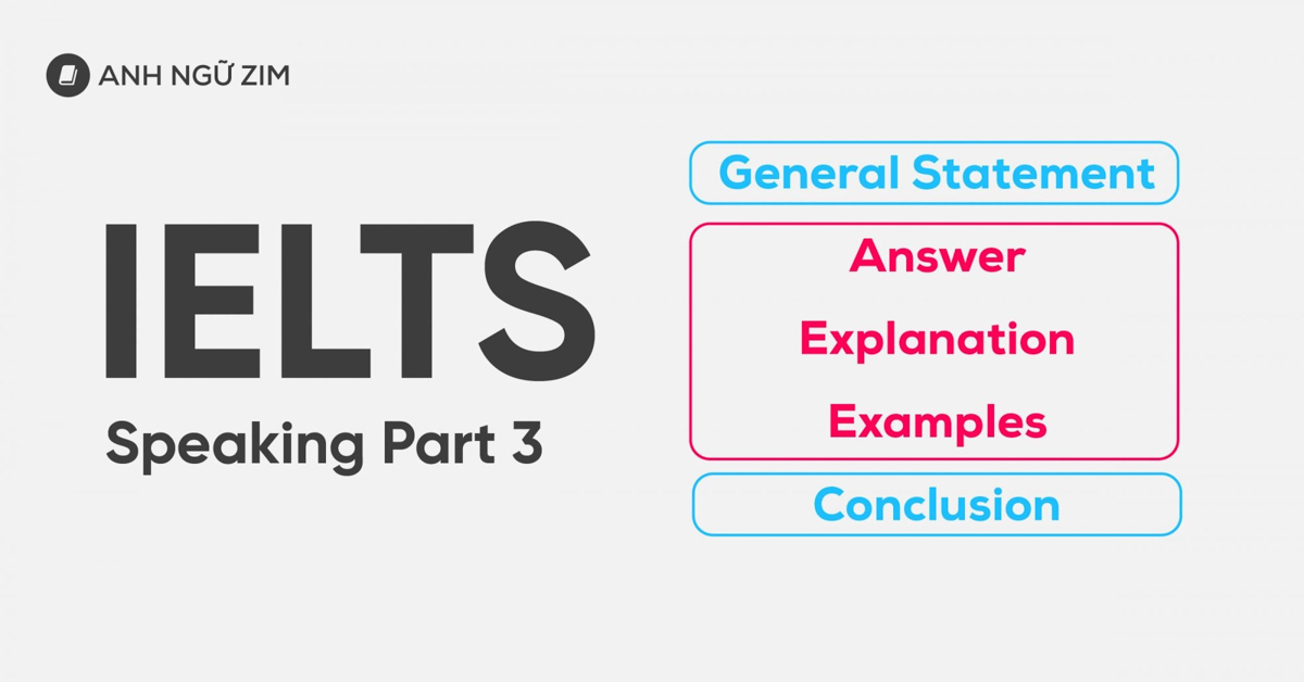 IELTS Speaking Part 3 – Cách trả lời các dạng câu hỏi & bài mẫu