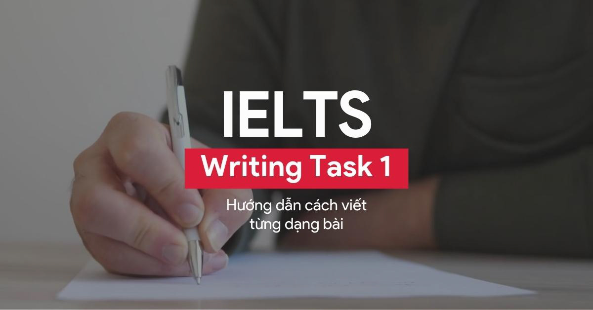 Cách viết IELTS Writing Task 1 chi tiết từng dạng (kèm bài mẫu)