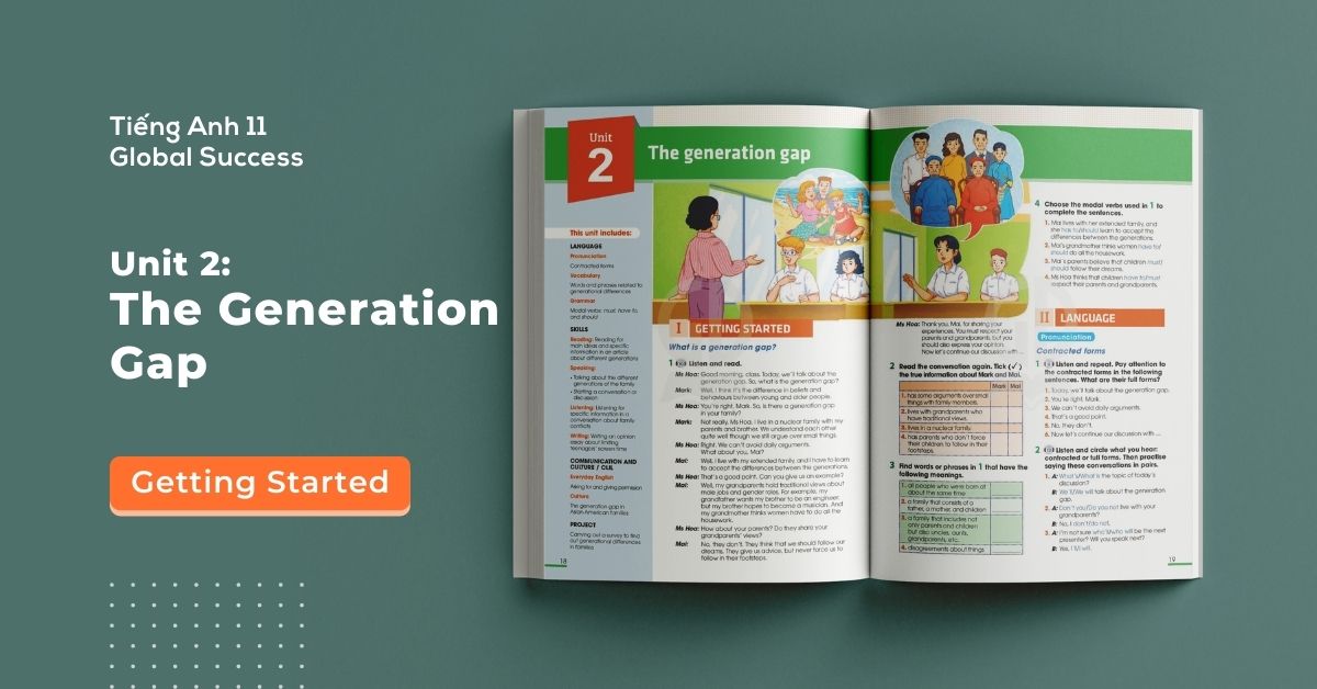 Tiếng Anh lớp 11 Unit 2: Getting started - Global Success