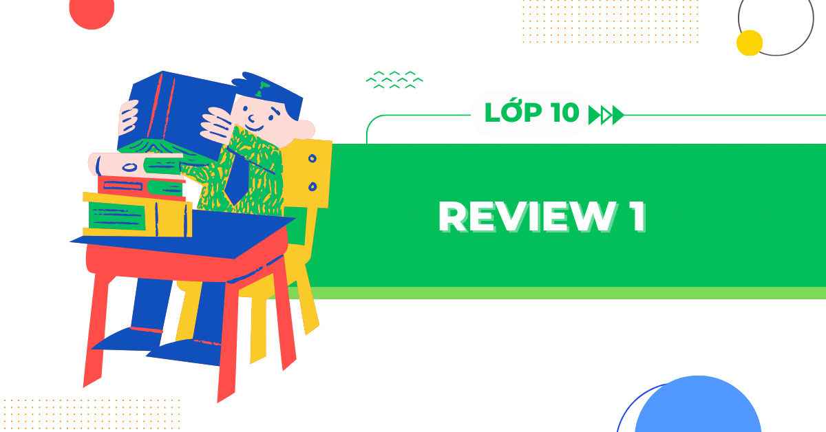 Tiếng Anh lớp 10 Review 1: Unit 1, 2, 3 - Global Success