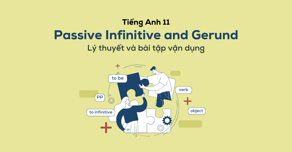 Passive Infinitive and Gerund lớp 11: Lý thuyết và bài tập