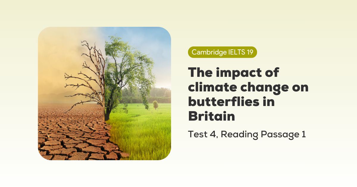 Giải Cam 19 Test 4 Reading Passage 1: The impact of climate change on ...